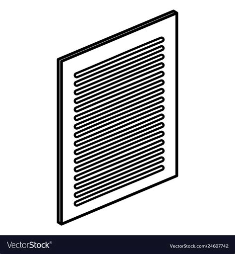 Paper Document Isometric Icon Royalty Free Vector Image