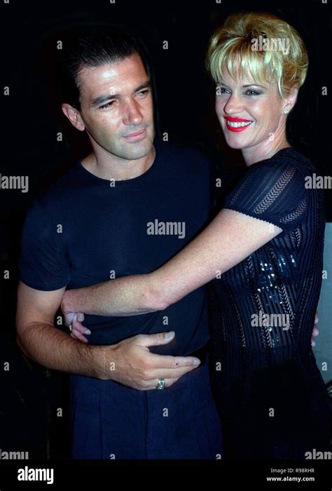 Antonio Banderas And Melanie Griffith 1997 Photo By Adam Scull