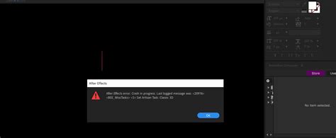 after effects crash in progress last logged messag adobe community