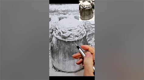 설경 눈내린 겨울풍경 그리기 그림 Pencildrawing Youtube