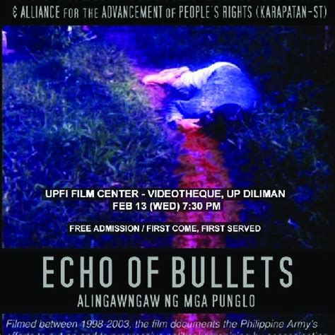 Promotional Poster Of Alingawngaw Ng Mga Punglo Upfi Film Center 2019