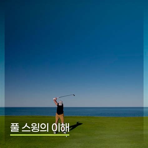 풀 스윙의 이해 스윙의 7단계를 임의로 어드레스 백 스윙 톱 오브 더 스윙 다운 스윙 임팩트 팔로 스로 피니시라