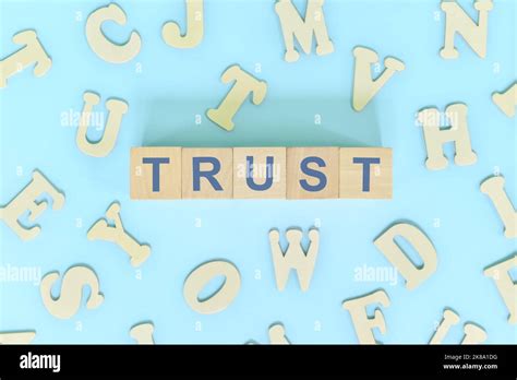 Trust Core Values Concept In Business Company And Organization Word