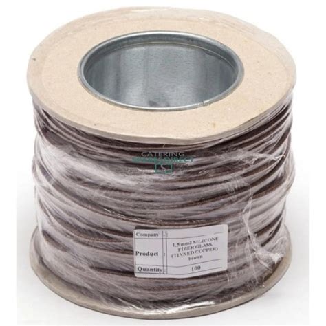 15 Mm Heat Proof Cable Brown Per Meter