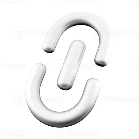 3d Rendering Hyperlink Icon 3d Render Item Like A Word Or Button That