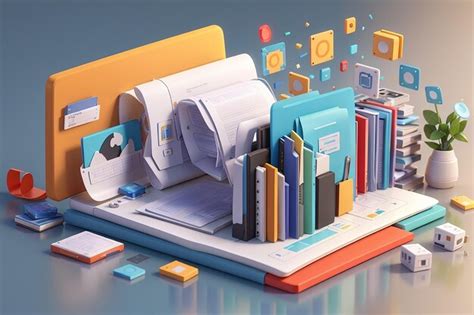 Premium Ai Image 3d Media Data With Video And Photo Gallery Library Searching Image And Video