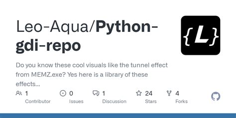 github leo aqua python gdi repo do you know these cool visuals like