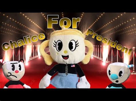 Cuphead And Mugman Plush Adventures Chalice For President Youtube