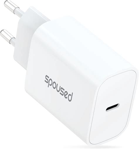 Spoused Snellader Iphone Samsung Usb C Adapter W Iphone Oplader Samsung Bol Com