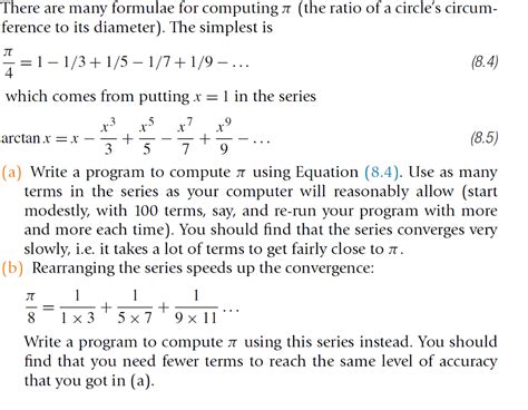 solved there are many formulae for computing π the ratio of