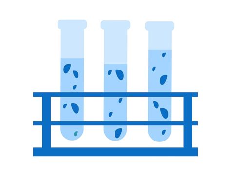 실험실 테스트 튜브 의료 키트 개념 웹 모바일 장치 벡터 일러스트 레이 션에 사용할 수 있습니다 프리미엄 벡터