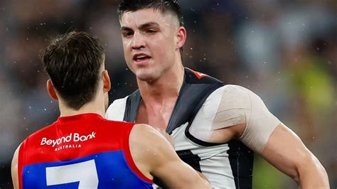 Afl Nathan Buckley Defends Collingwoods Brayden Maynard Over Knockout Blow Au