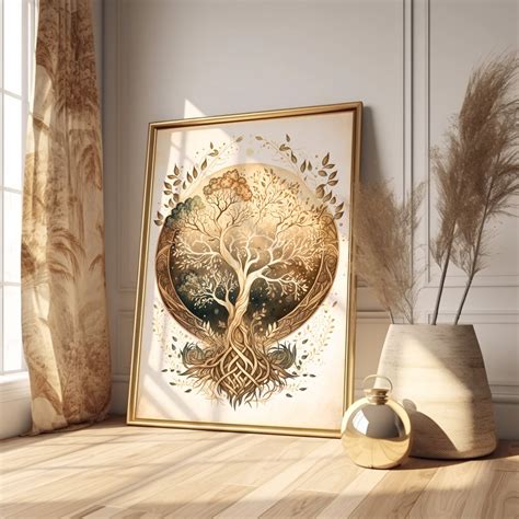 Tree Of Life Illustration Digital Download Printable Wall Art