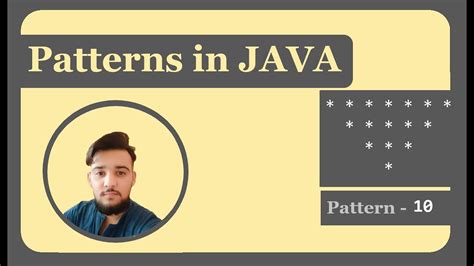 Java Star Pattern Program 10 Youtube
