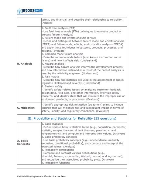 Gear Up Your Career With Asq Certified Reliability Engineer Cre Certification Pdf