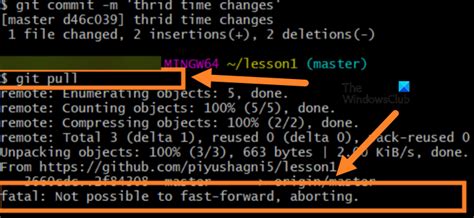 Unpacker Error Git