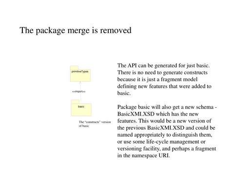 Ppt Uml2 Package Merge Powerpoint Presentation Free Download Id