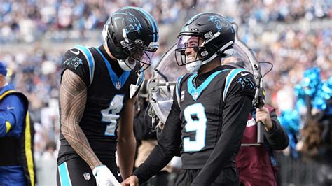 Panthers Bryce Young Tetairoa Mcmillan Once Football Rivals Now In