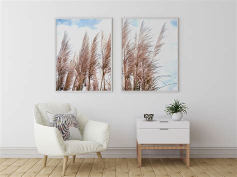 Pampas Grass Decor Wall Art At Emma Gibney Blog