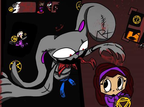 First Time Drawing Mr Hopp Fan Art Blood Warning Rmrhoppsplayhouse