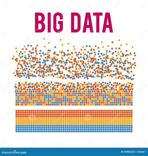 Big Data Visualization Vector Background 93984233
