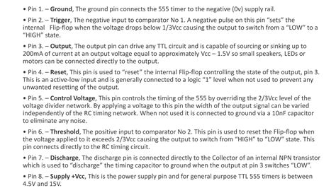 IC 555 TIMER Introduction Modes Application Pptx