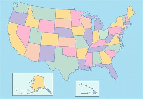 State Map No Names