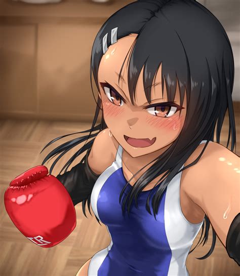Rule 34 1girls Black Hair Boxing Gloves Breasts Brown Eyes Cleavage