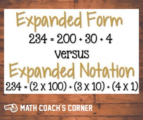 Expanded Form In Math Expanded Notation Expanded Notation Third Grade