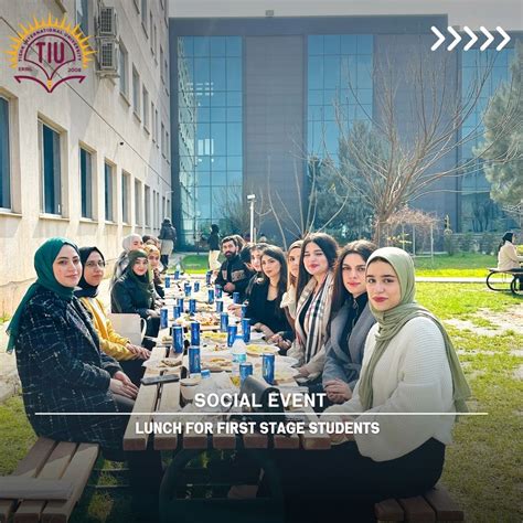 Lunch For 1st Stage Students Architecture Department