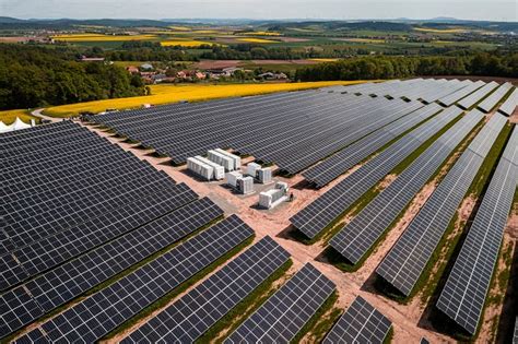 Large Scale Battery Storage With Solar Energy