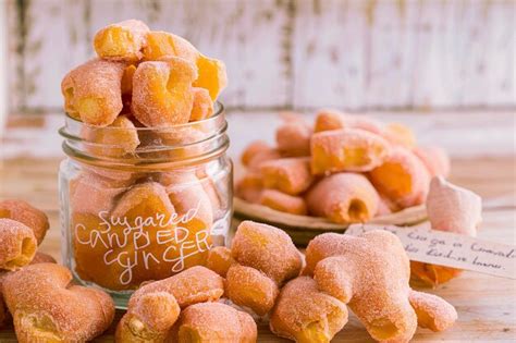 Premium Photo Homemade Sugared Candied Ginger In A Glass Jar