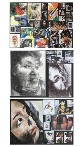 Igcse Art And Design Component 1 Coursework Exemplar Boards Teaching Resources