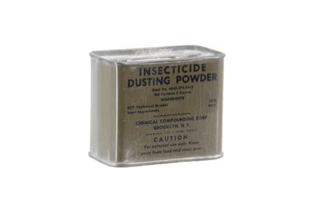Insecticide Dusting Powder Box Military Classic Memorabilia