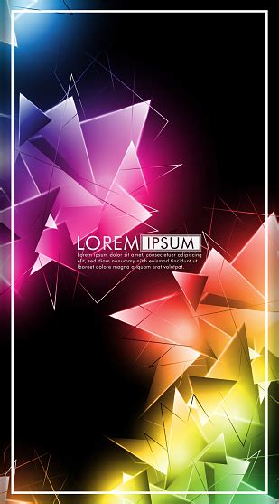 수직 삼각형 배경입니다 3d 삼각형의 추상 구성 현대 기하학적 배경 절연 블랙 0명에 대한 스톡 벡터 아트 및 기타 이미지