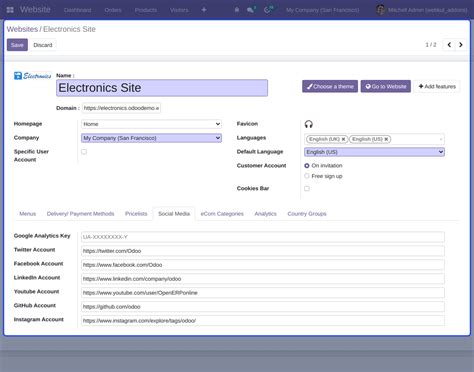 Odoo Multi Website Odoo Multi Portal WebKul