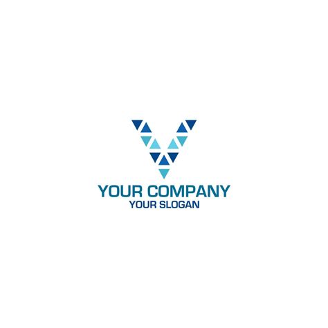 V Tech Logo Design Vector 21863516 Vector Art At Vecteezy