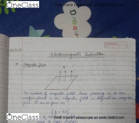 Physics Lecture 1 Emi Oneclass