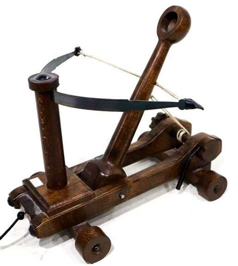 Catapult Rustic Primitive Ancient Weapon Reproduction Model Catapults Stones Spears Or