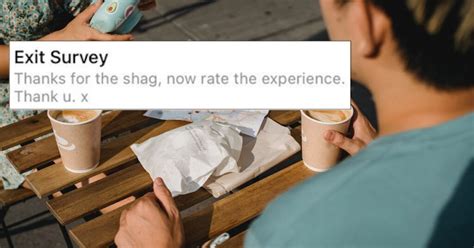 Guy Receives Exit Interview Survey After Dating A Woman For A Month