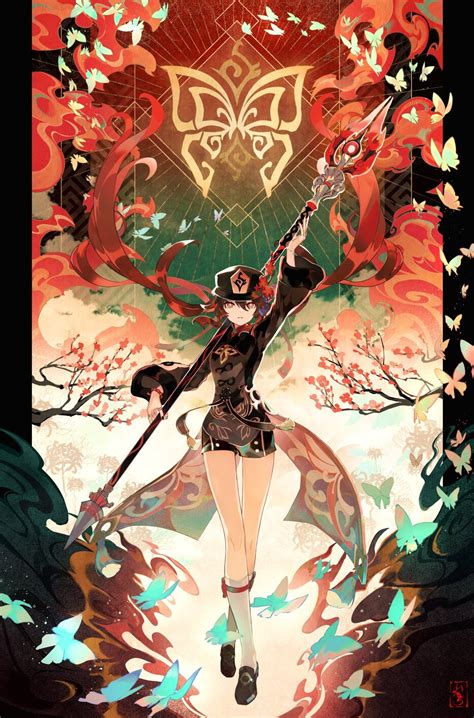 Genshin Impact Butterfly Hu Tao HD Phone Wallpaper Rare Gallery