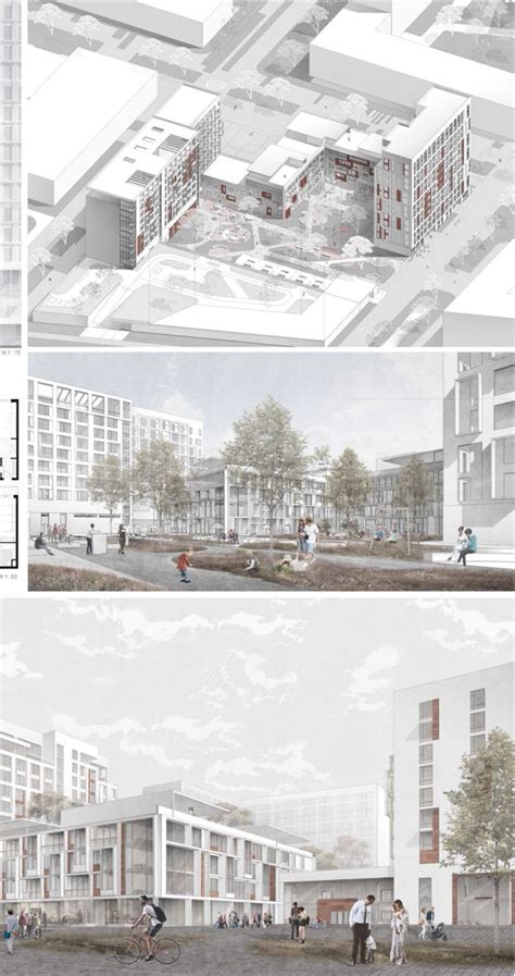Проект многофункционального комплекса Татьяны Черкасовой МАРХИ 2017 Принципиальная
