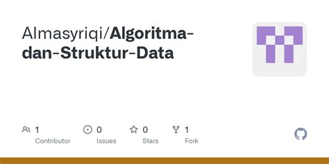 GitHub Almasyriqi Algoritma Dan Struktur Data