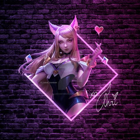 Ahri Kda League Of Legends By Lubidibombom On Deviantart
