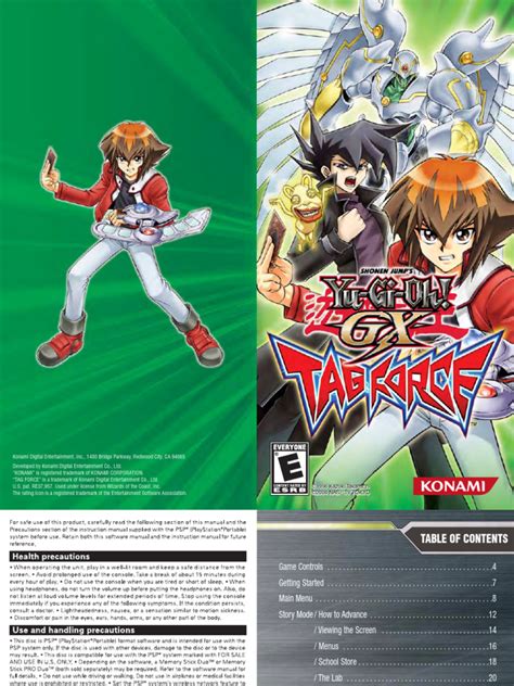 yu gi oh gx tag force manual pdf menu computing cursor user