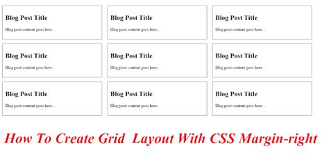 How To Create Grid Layout With HTML And CSS Codding