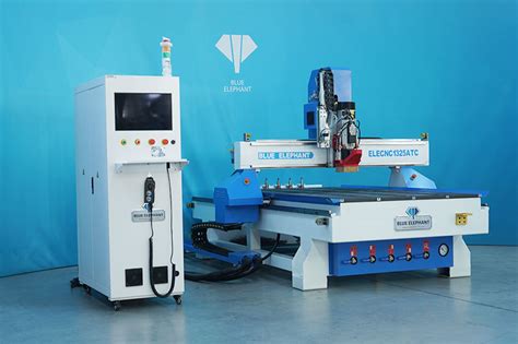 Best Woodwork Router Machine With A Laser Head CNC Router With ATC For Sale Blue Elephant CNC