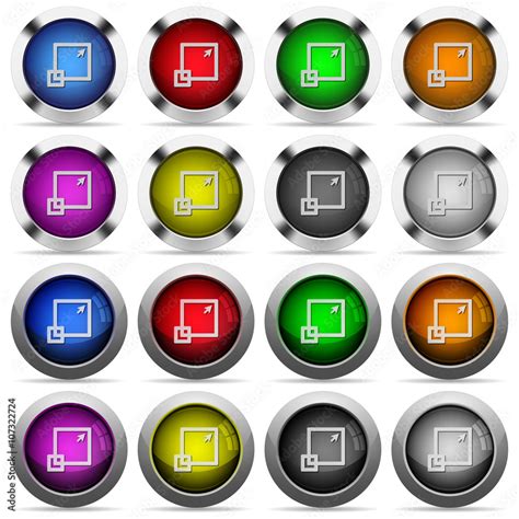 Vettoriale Stock Maximize Window Button Set Adobe Stock