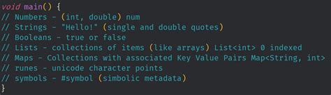 A Beginners Guide To Dart Types Functions Variables And Objects