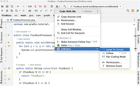 Getting Started With Code With Me IntelliJ IDEA